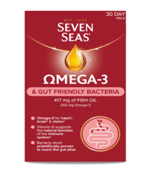 Seven Seas Omega- 3 Gut Friendly 30 Day Pack – Crowley’s Pharmacy