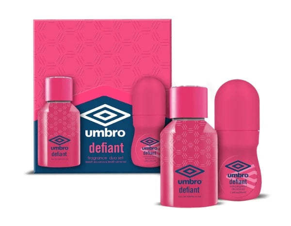Umbro Ladies Defiant Fragrance Duo Set – Crowley’s Pharmacy