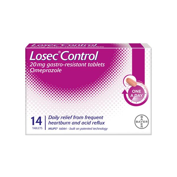 Losec Control 20Mg Tabs 14S – Crowley’s Pharmacy