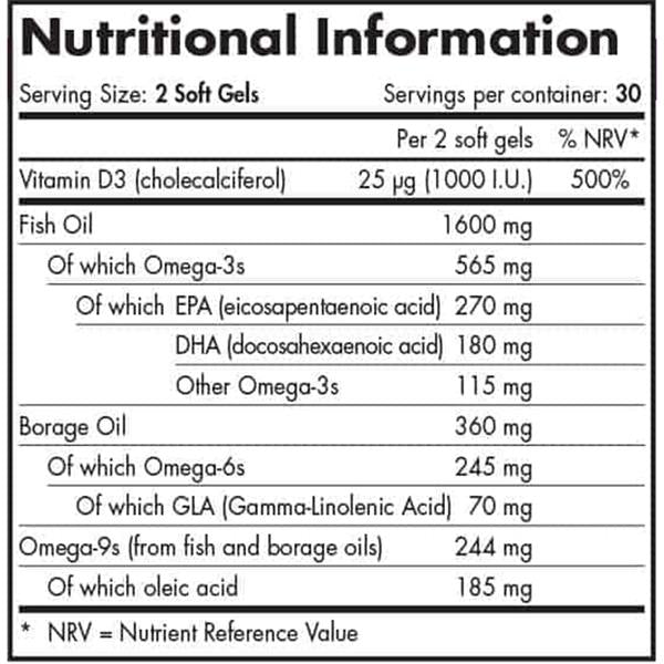 Nordic Naturals Complete 369D 60 Soft Gels – Crowley’s Pharmacy