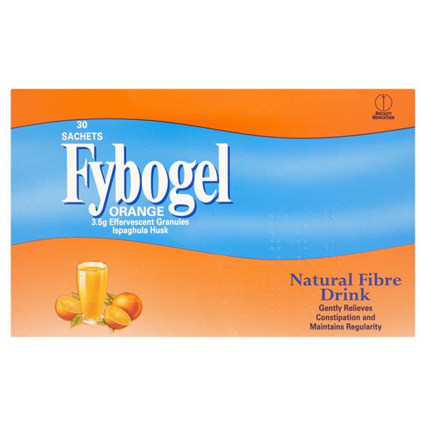 Fybogel Orange 3 5G Granules 30Sach – Crowley’s Pharmacy