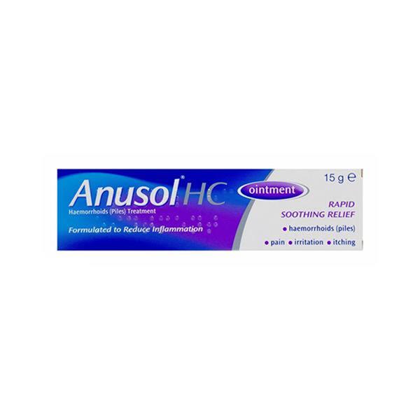 Anusol Hc Ointment 15G – Crowley’s Pharmacy