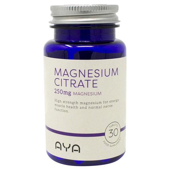 Aya Magnesium Citrate 250Mg 30S – Crowley’s Pharmacy