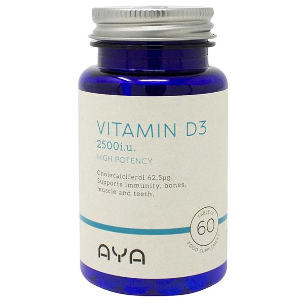 Aya Vitamin D3 2500Iu Tablets 60S – Crowley’s Pharmacy