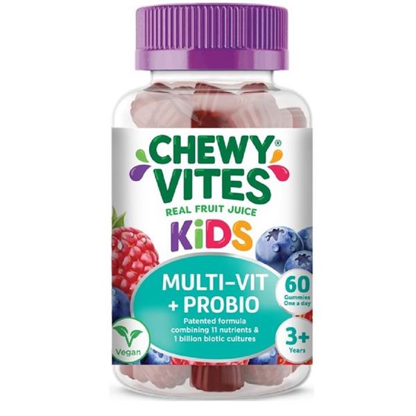 Chewy Vites Kids Multi Vit+ Probiotic 60Pack – Crowley’s Pharmacy